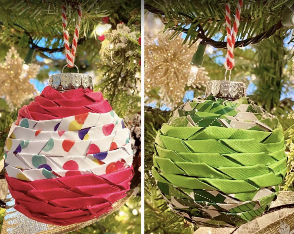Twisted Paper Ornaments - A Holliday Craft Tutorial - Hip Mama's Place