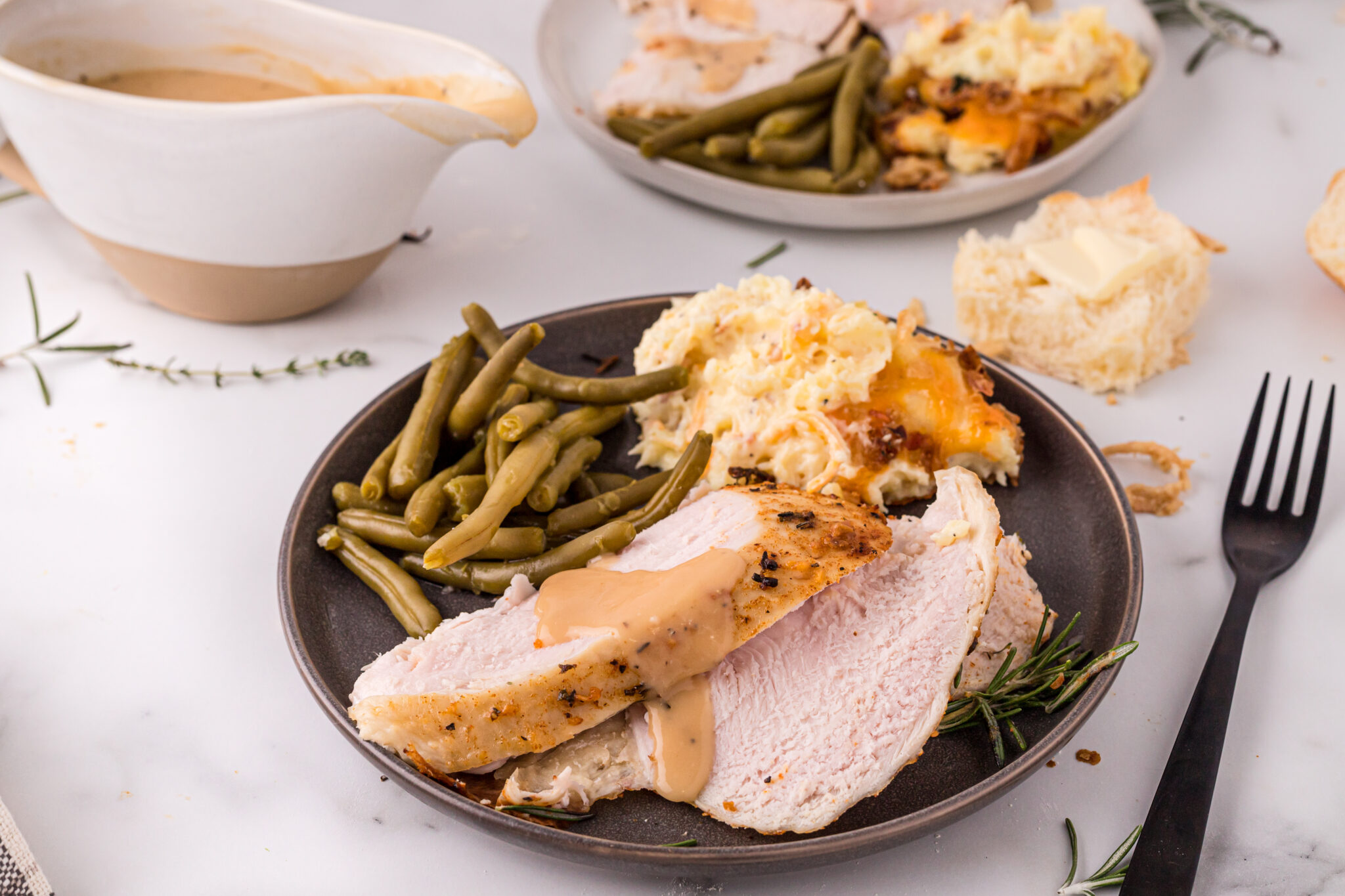 Garlic Herb Butter Oven Roasted Turkey Recipe - Hip Mama's Place