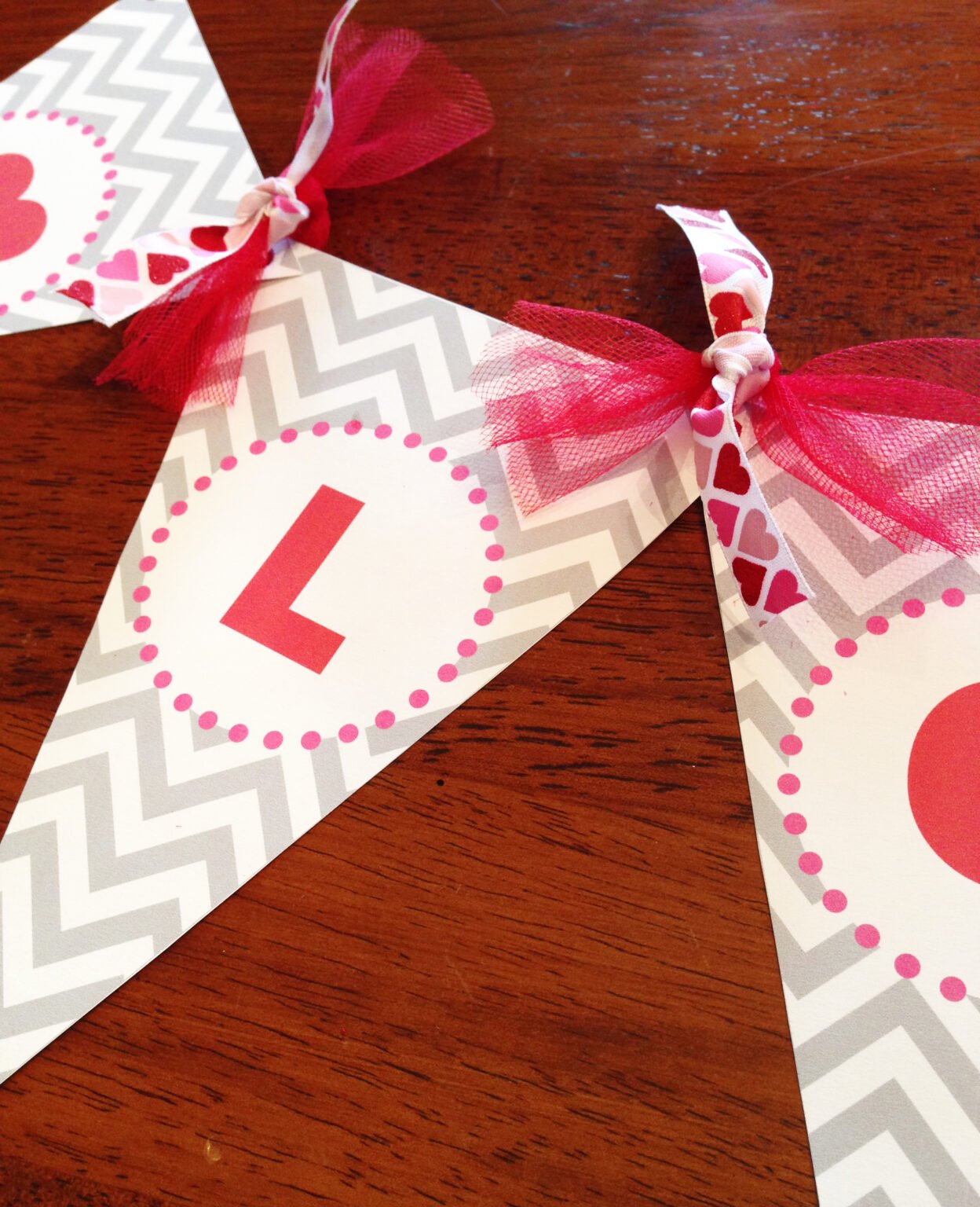 DIY Valentine's Love Banner