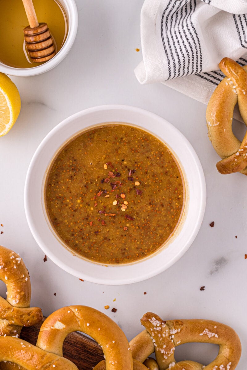 Spicy Honey Mustard Dipping Sauce - Hip Mama's Place