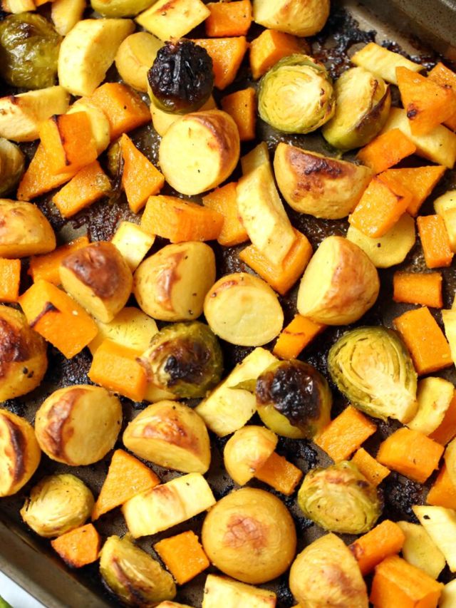 Sheet Pan Roasted Vegetables - Hip Mama's Place
