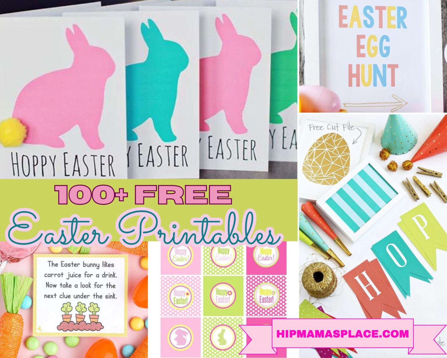 100+ Free Easter Printables for Home and Party Decor - Hip Mama's Place