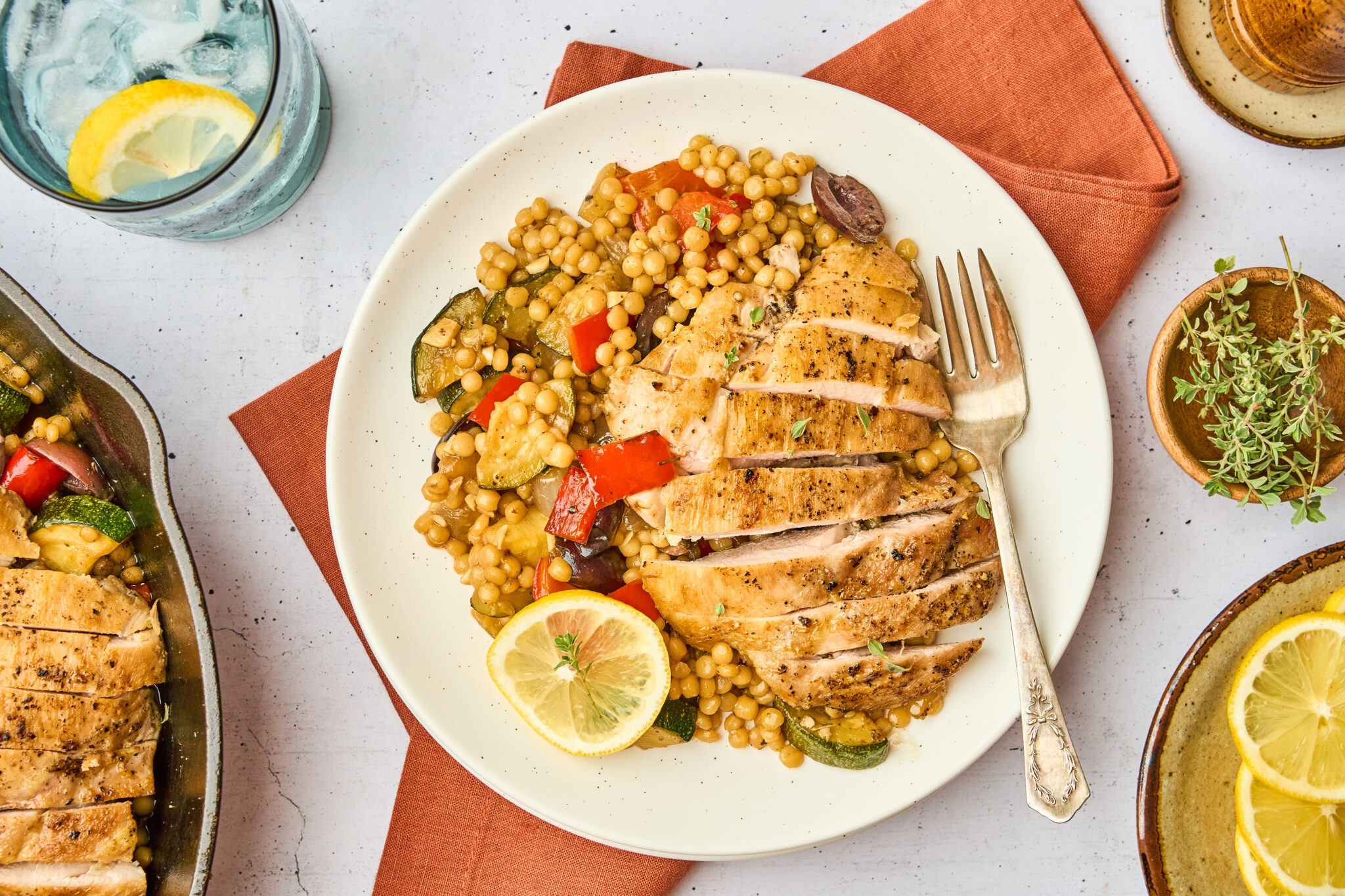 Mediterranean Chicken and Couscous (Easy One Pan Dish) - Hip Mama's Place