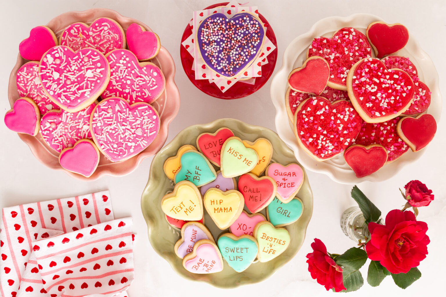 Valentine Sugar Cut-Out Cookies - Hip Mama's Place